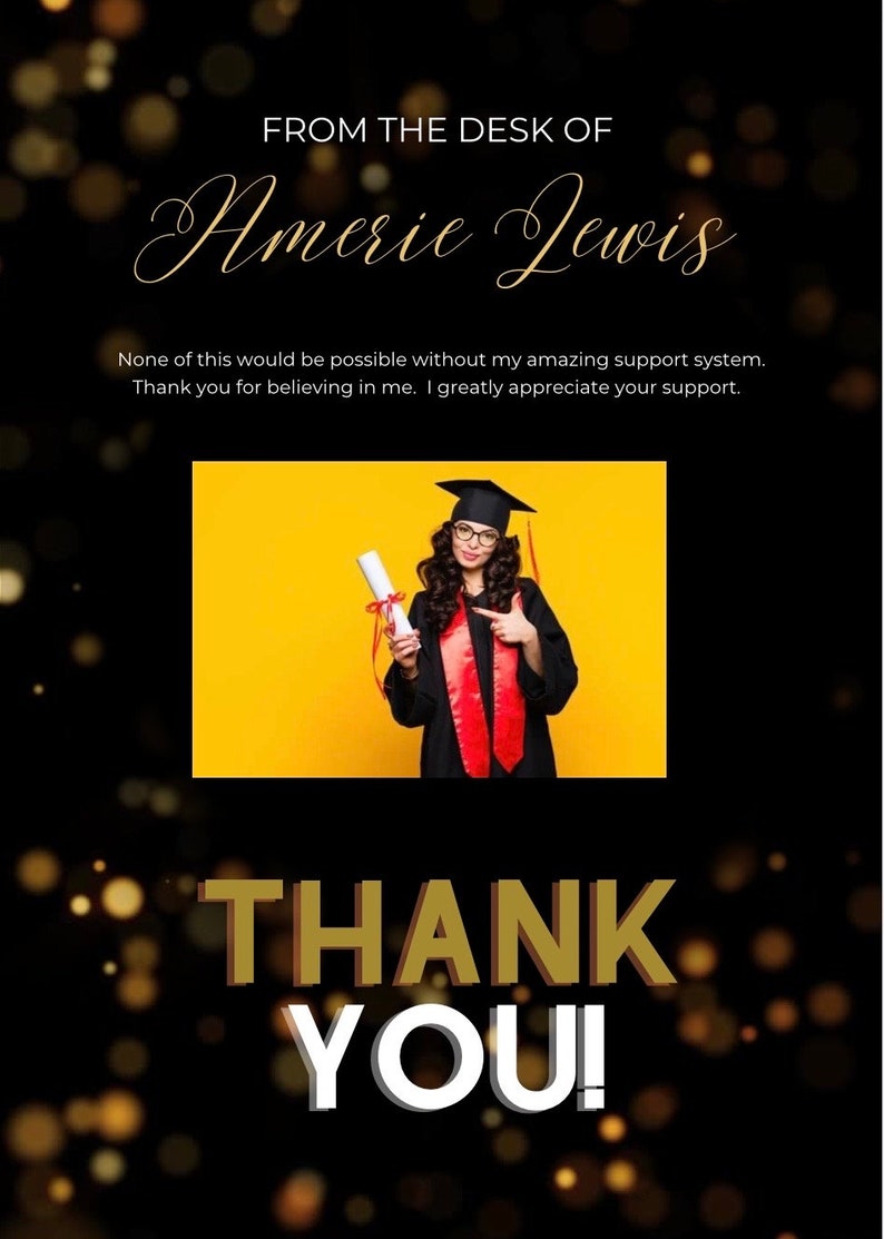 Elegant Virtual Graduation Invitation Digital Download Instant - Etsy