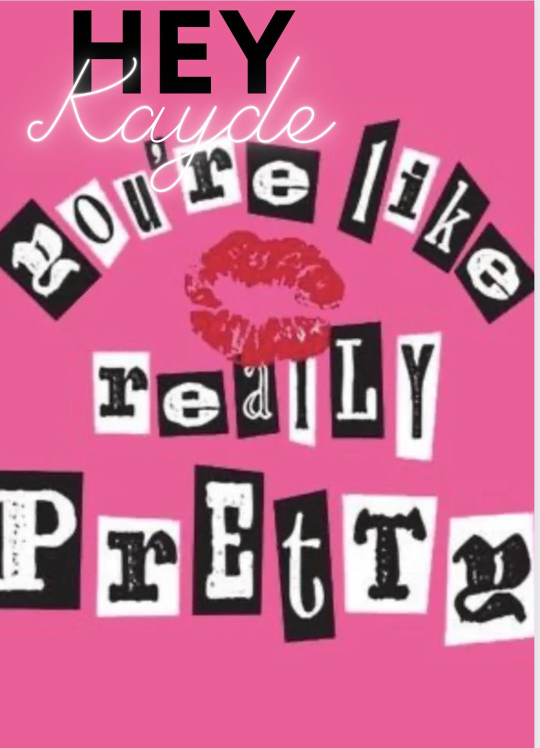 Mean Girls Video Invitations - Etsy