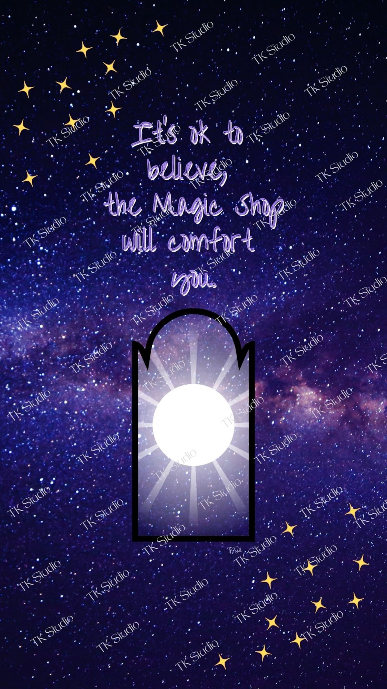 BTS Magic Shop Wallpaper - Etsy