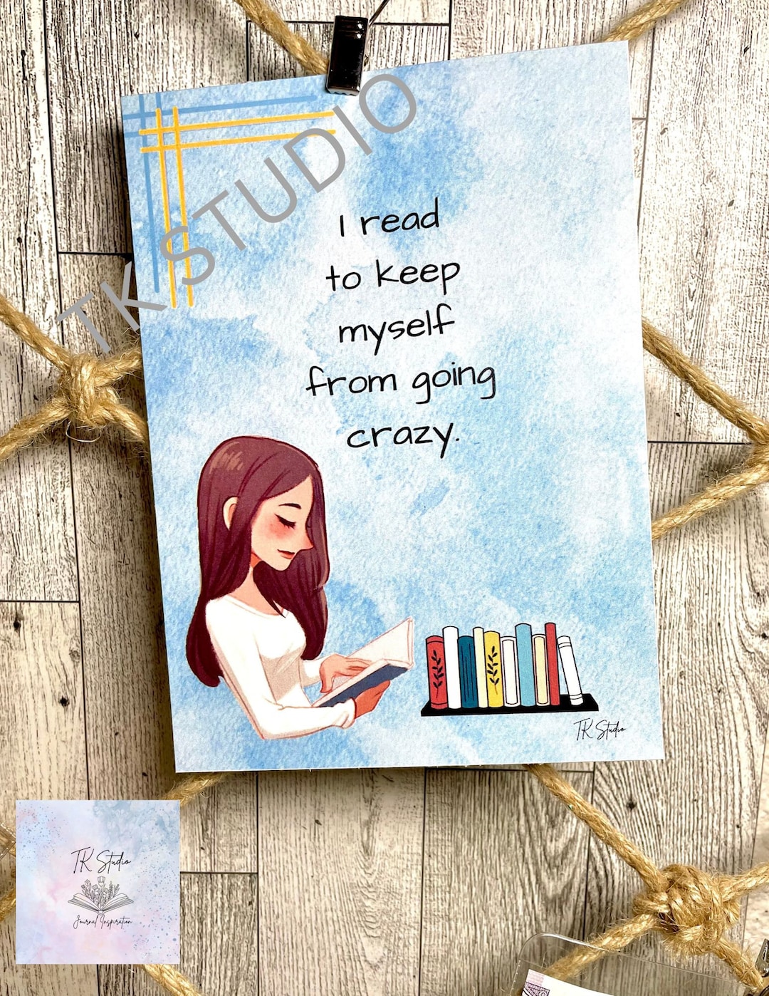 Bookworm Print - Etsy