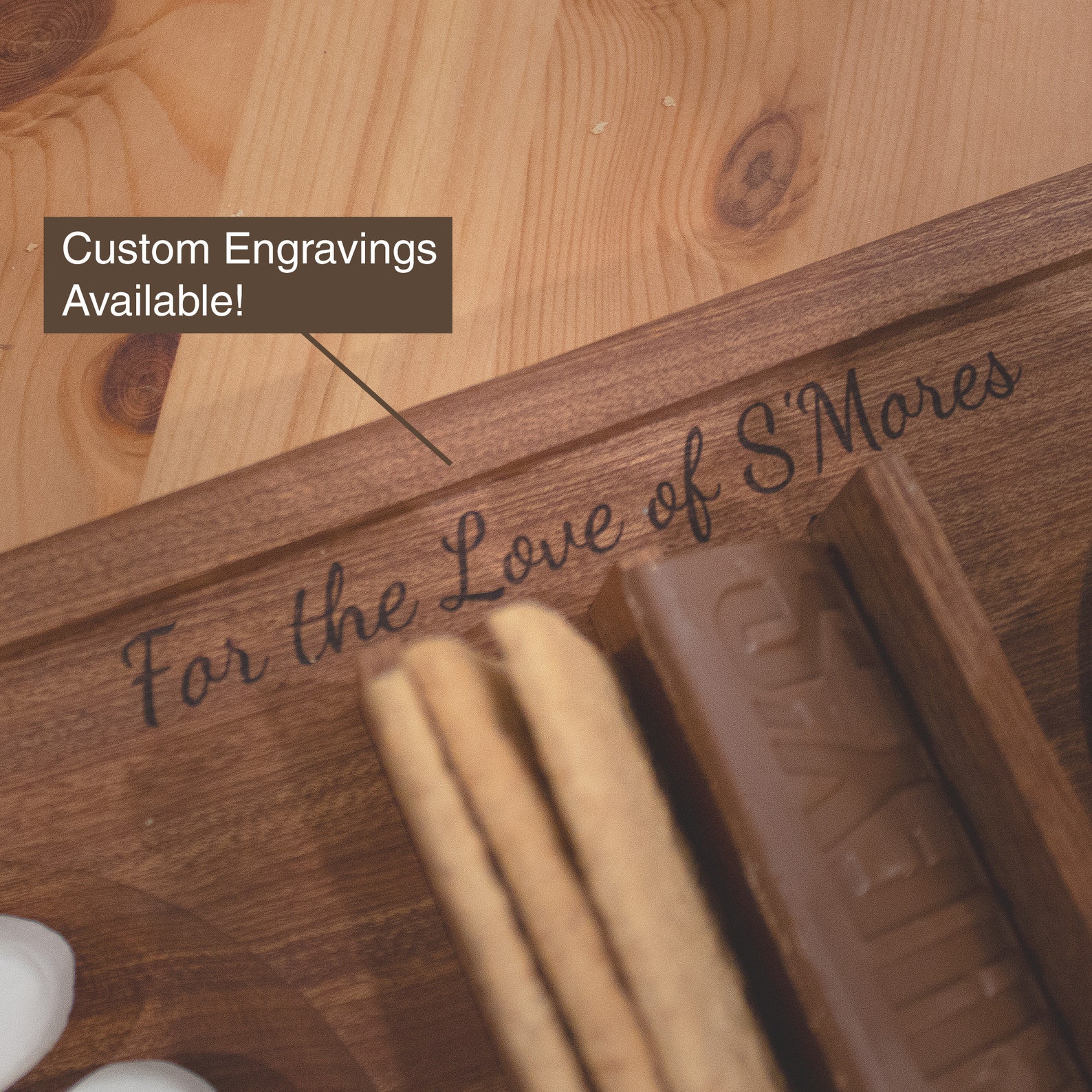 Smore Kit | Personalized Table Top Fire Pit and Board, Smore Station ...