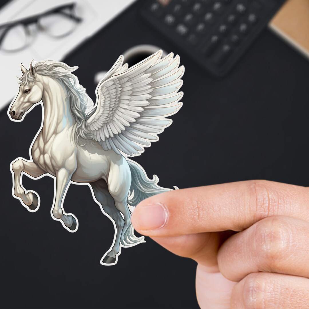 Stickers Pack 12xgreek Pegasus 300DPI, Digital Planner Stickers, Greek ...