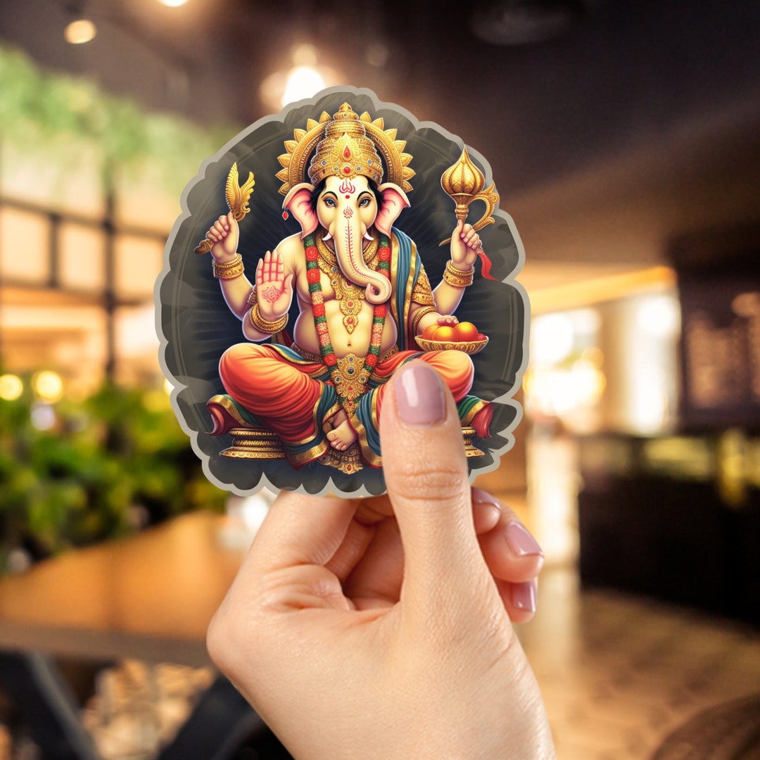 Stickers Pack 12x Hindu Gods Set 300DPI, Digital Planner Stickers ...