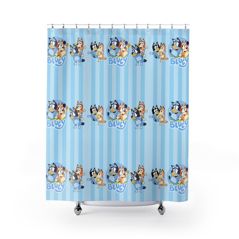 Bluey and Bingo Decor, Shower Curtains - Etsy