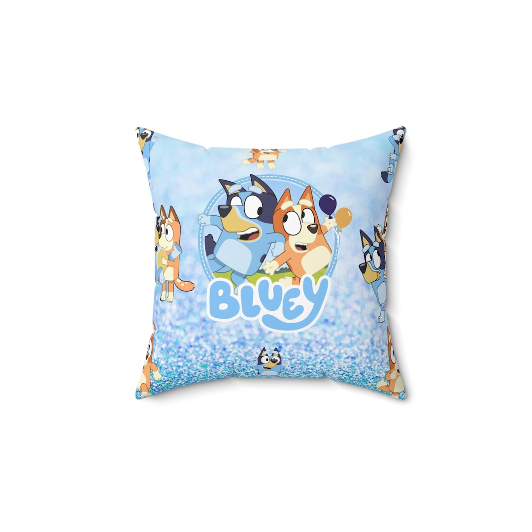 Glitter Bluey, Bluey and Bingo Pillow Case With Pillow - Etsy
