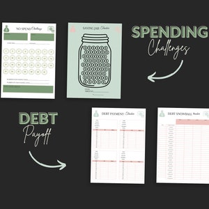 Editable Digital Budget Planner - Printable Finance Tracker for ...