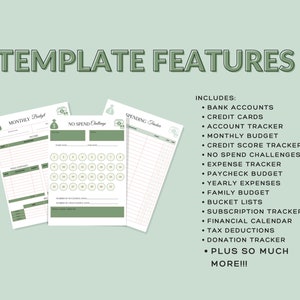 Editable Digital Budget Planner - Printable Finance Tracker for ...