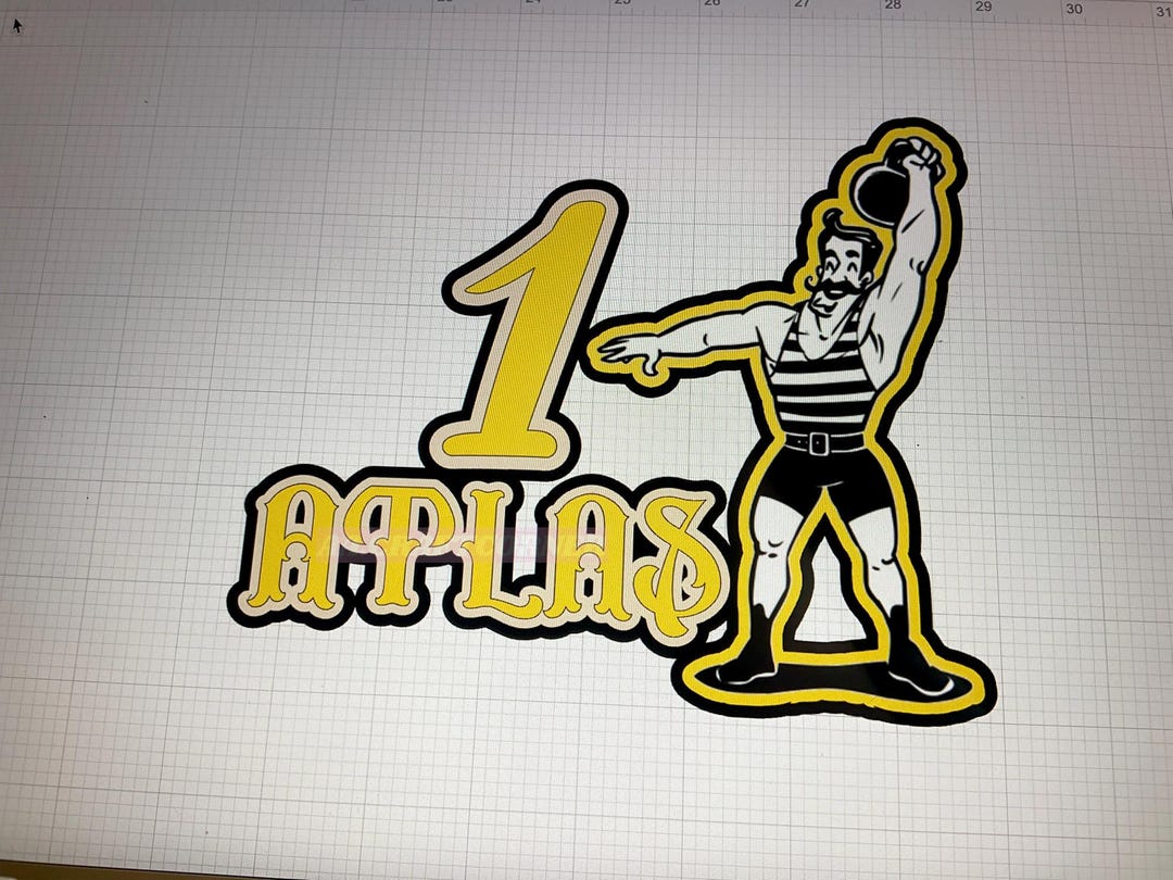 Vintage Strongman Cake Topper - Etsy