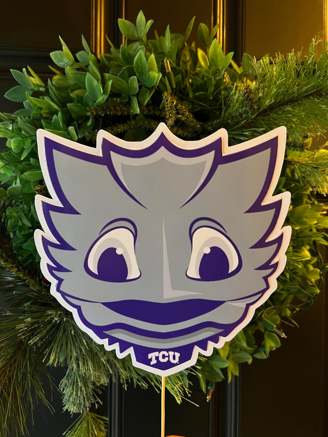 TCU Frog Cake Topper - Etsy