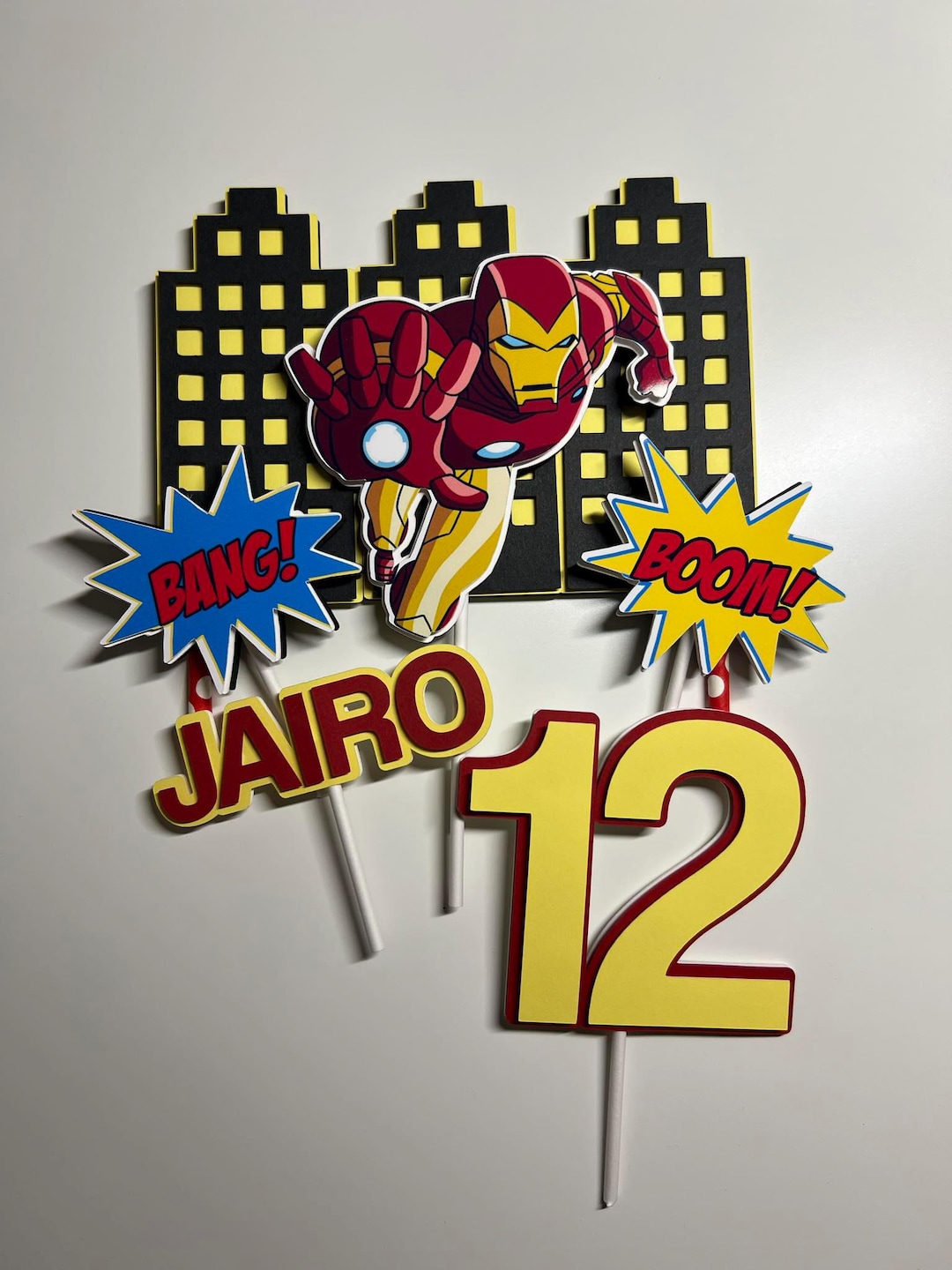 Iron Man Cake Topper - Etsy