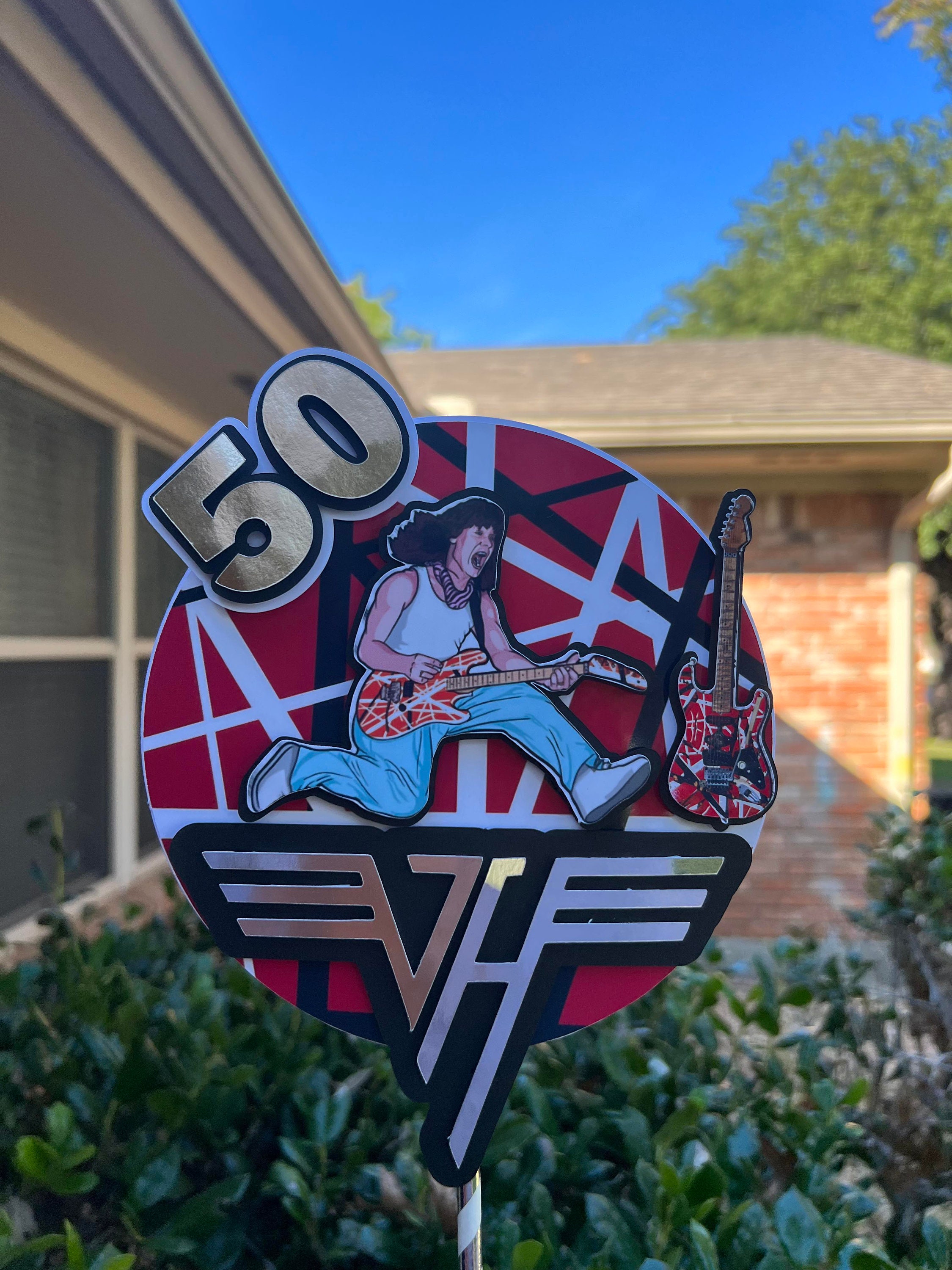 Van Halen Cake Topper - Etsy