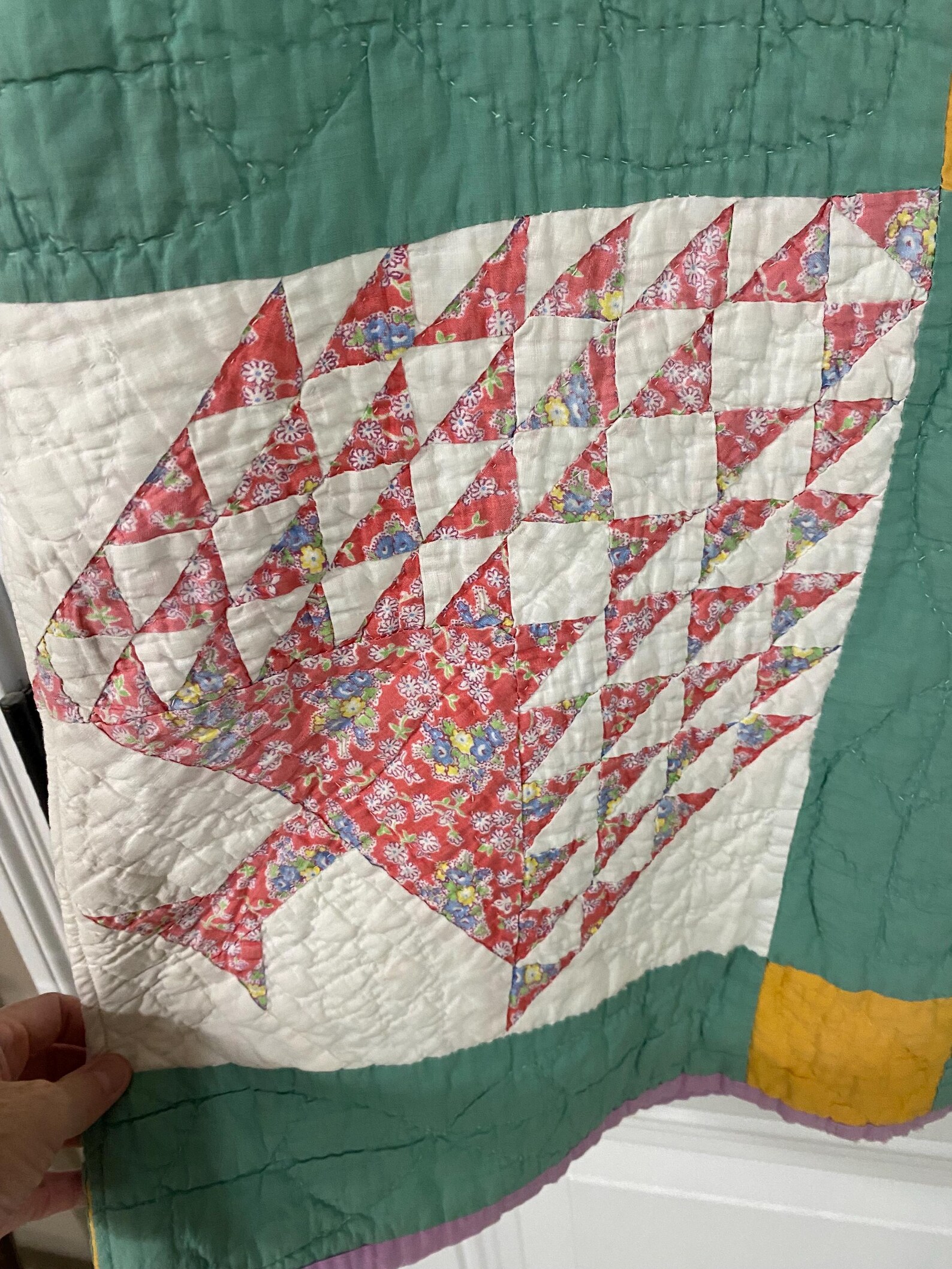 The Ranch-her Coat in Tree of Life Quilt (aka Pine Tree Quilt) - Etsy