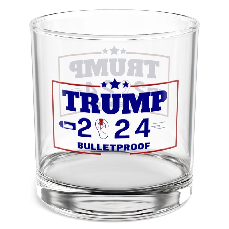 Trump Bulletproof Whiskey Glass - Etsy
