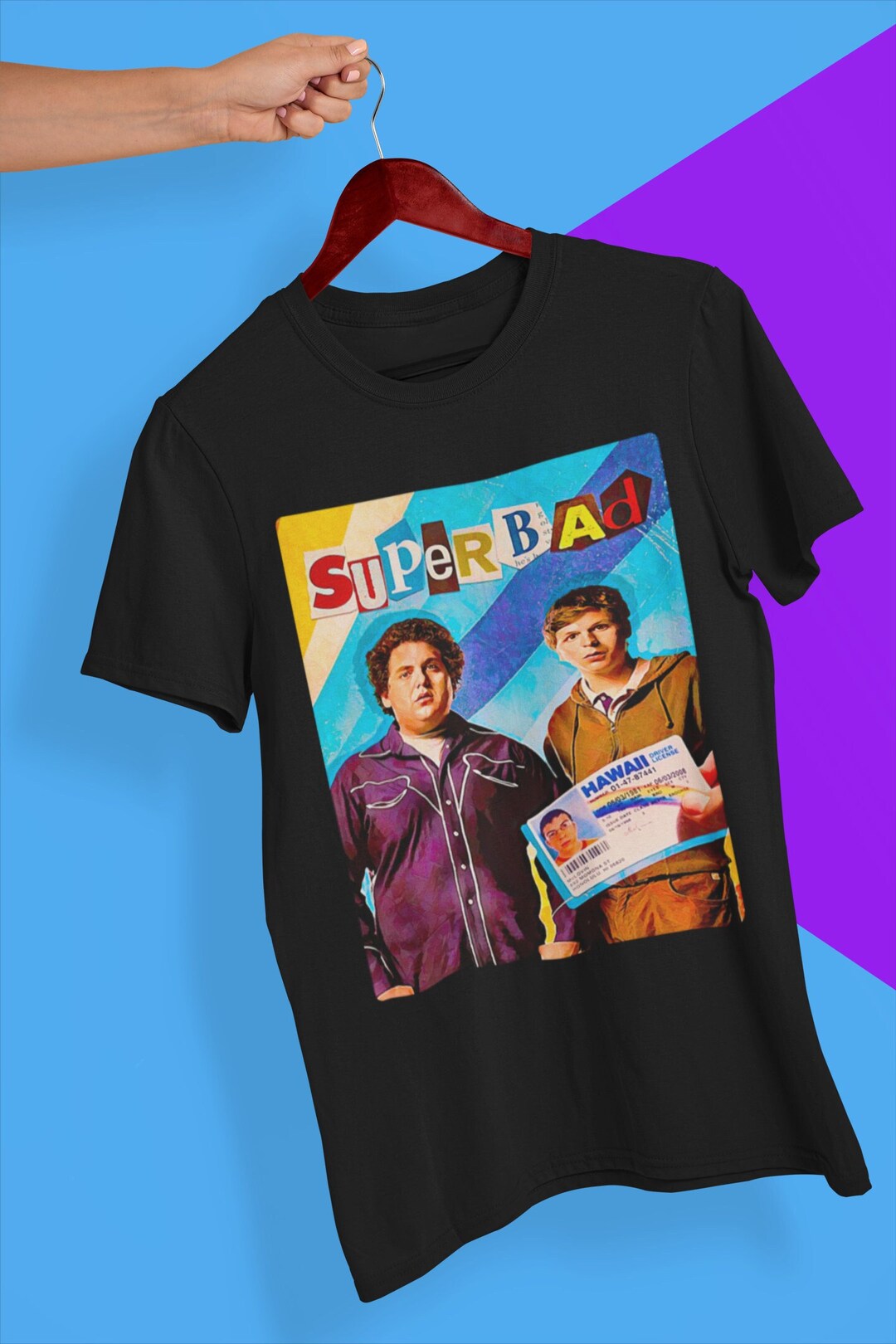 Camiseta unisex Superbad - Etsy España