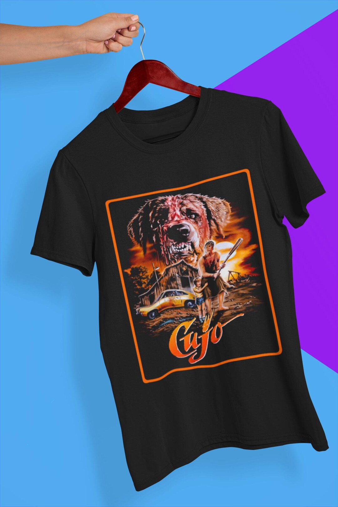 Cujo Unisex T-shirt, Horror Fan Graphic Tee, Gift for Her, Gift for Him ...