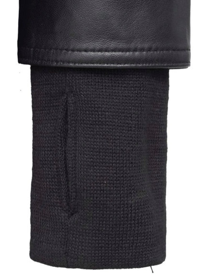 Lambskin Leather Bomber Jacket With Removable Hoodie - Handmade - Etsy