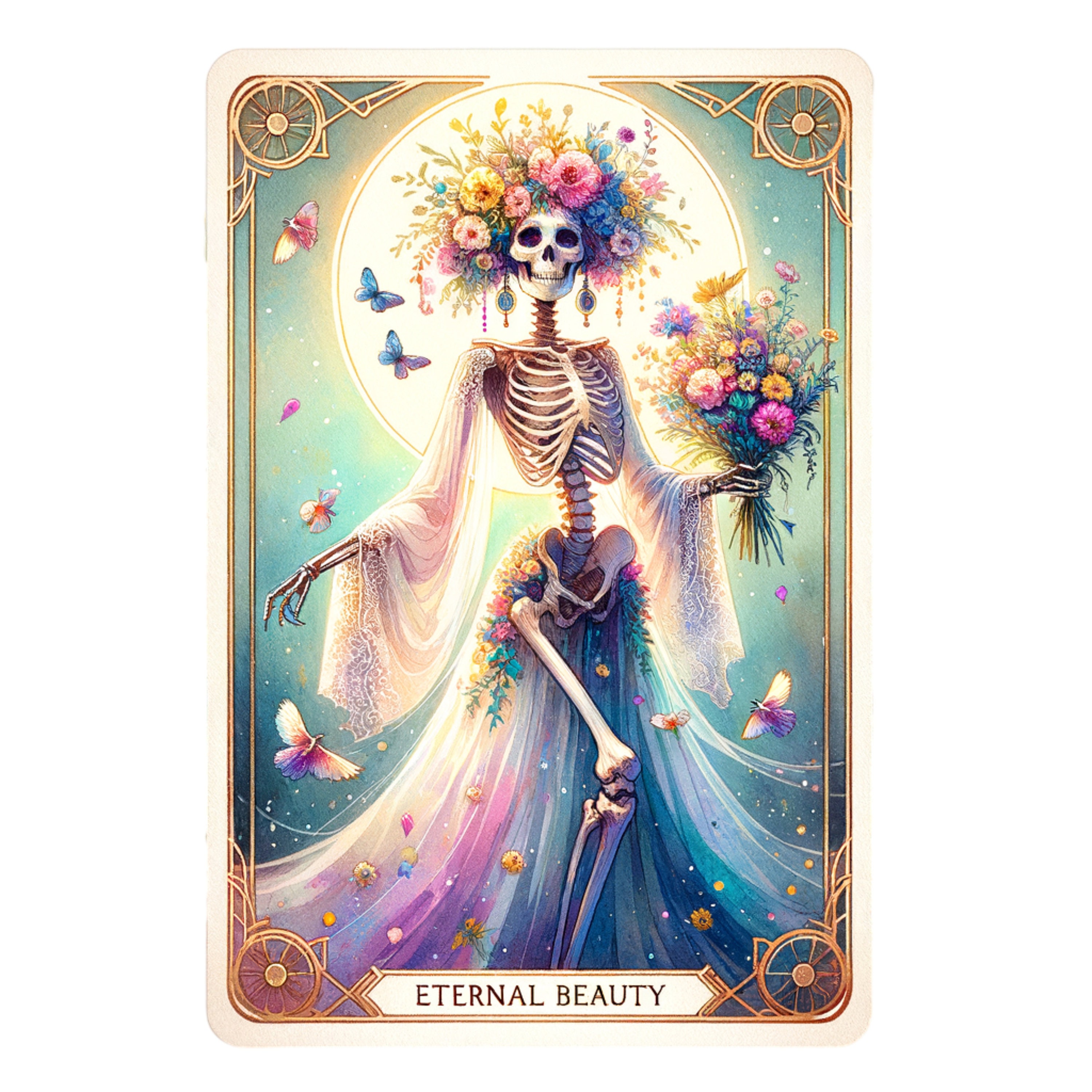 Bride Eternal Beauty Skeleton PNG, Bridal Sublimation Design, Trendy ...