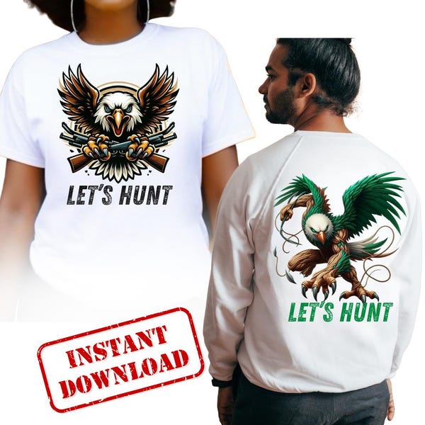 Lets Hunt Eagles Svg - Etsy