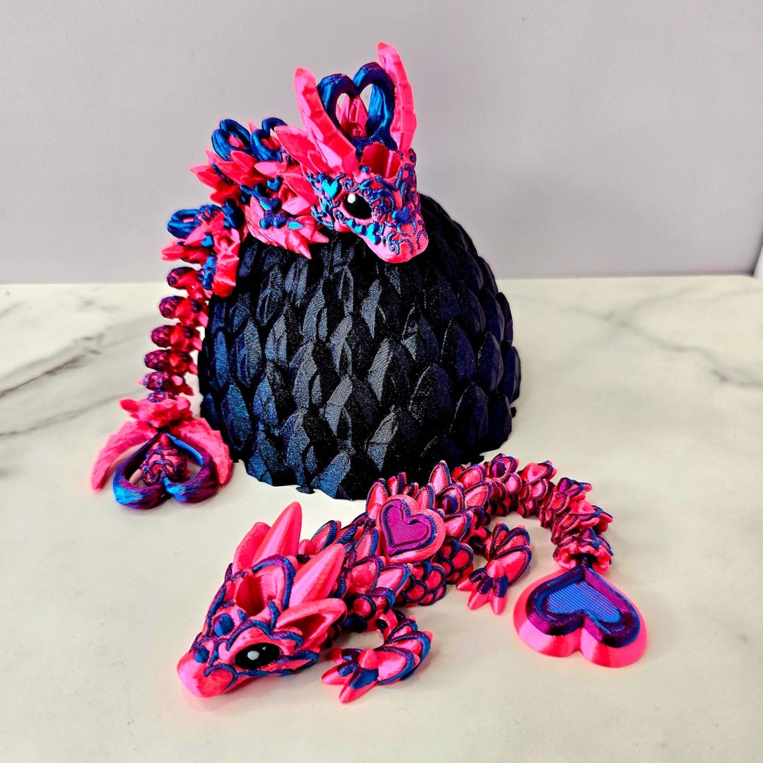 Berry Truffle Heart Dragon Stanley Topper – Straw Accessory for Stanley ...