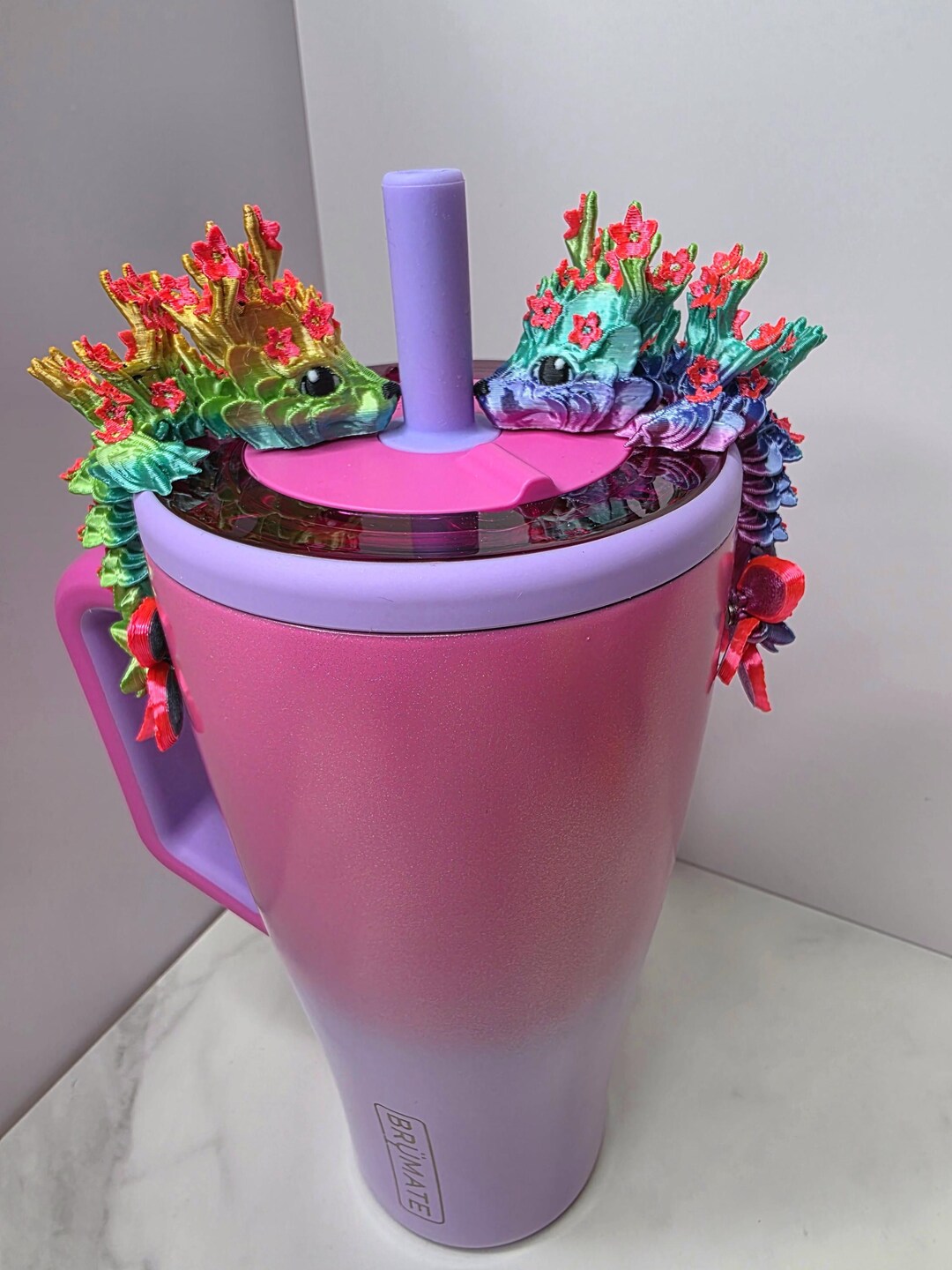 Cherry Blossom Dragon Magnet Toppers for Brumate, Stanley, & Hydrojug ...