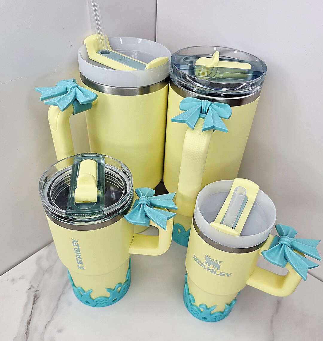 Bow Handle Clip Toppers for Stanley Brumate Hydroflask Hydrojug Owala ...