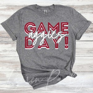 Custom GAME DAY Spirit Tee - Etsy