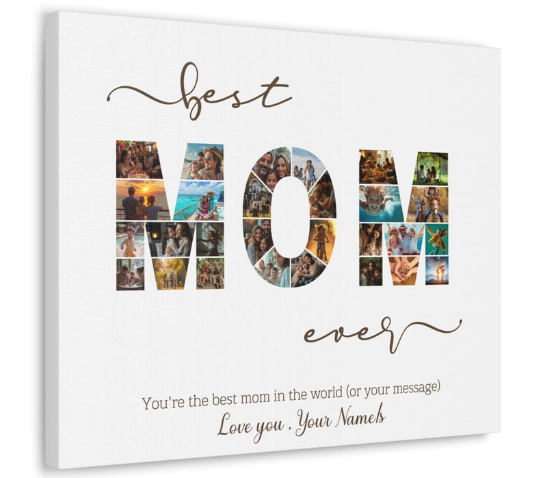 Personalized Mother Day Gift, Custom Photo Collage for Mother's Day ...