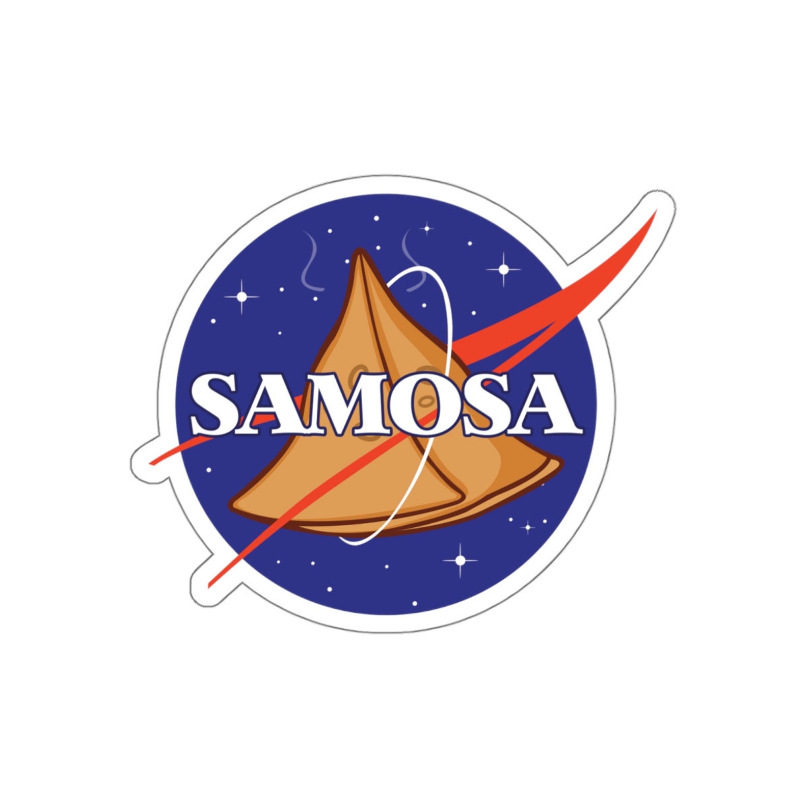 Samosa Die-cut Sticker | Samosa Sticker | Desi Love | South Asian ...