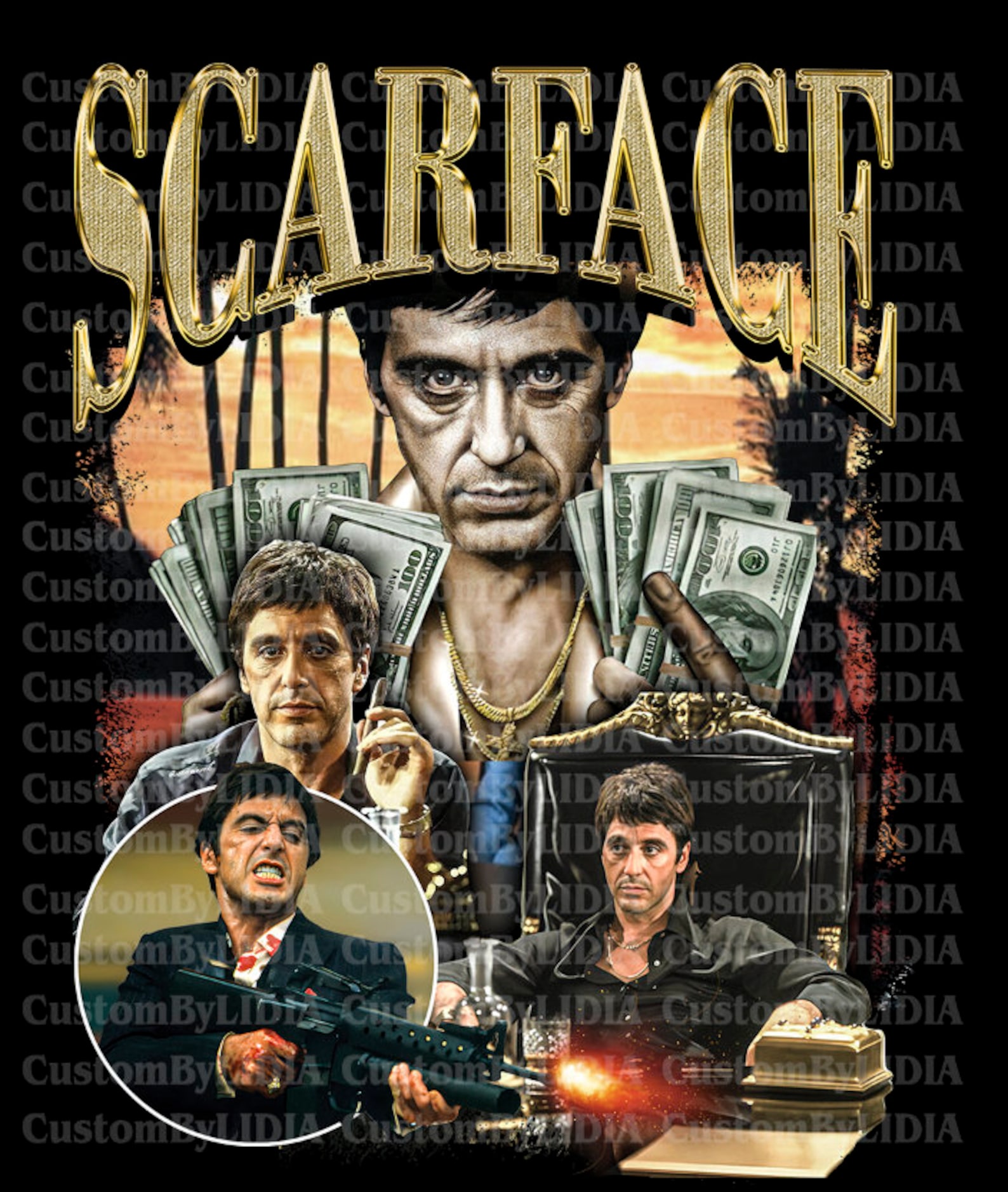 SCAR-FACE PNG Digital File Png - Etsy