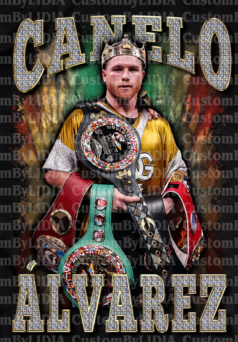 Canelo Alvarez Digital Art PNG, PNG - Etsy