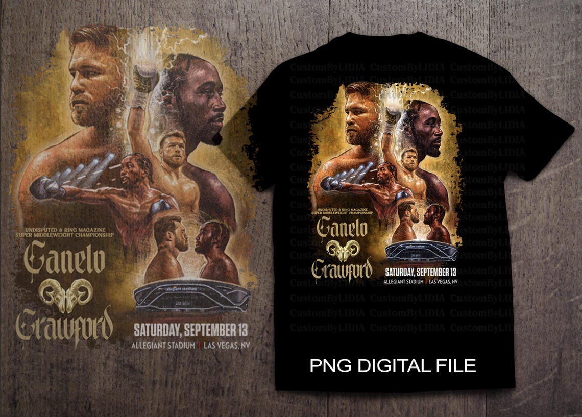 Canelo Vs Crawford PNG Png - Etsy