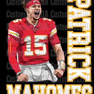 Patrick Mahomes Kansas Digital File SVG PNG Printing,dtf,dtg - Etsy