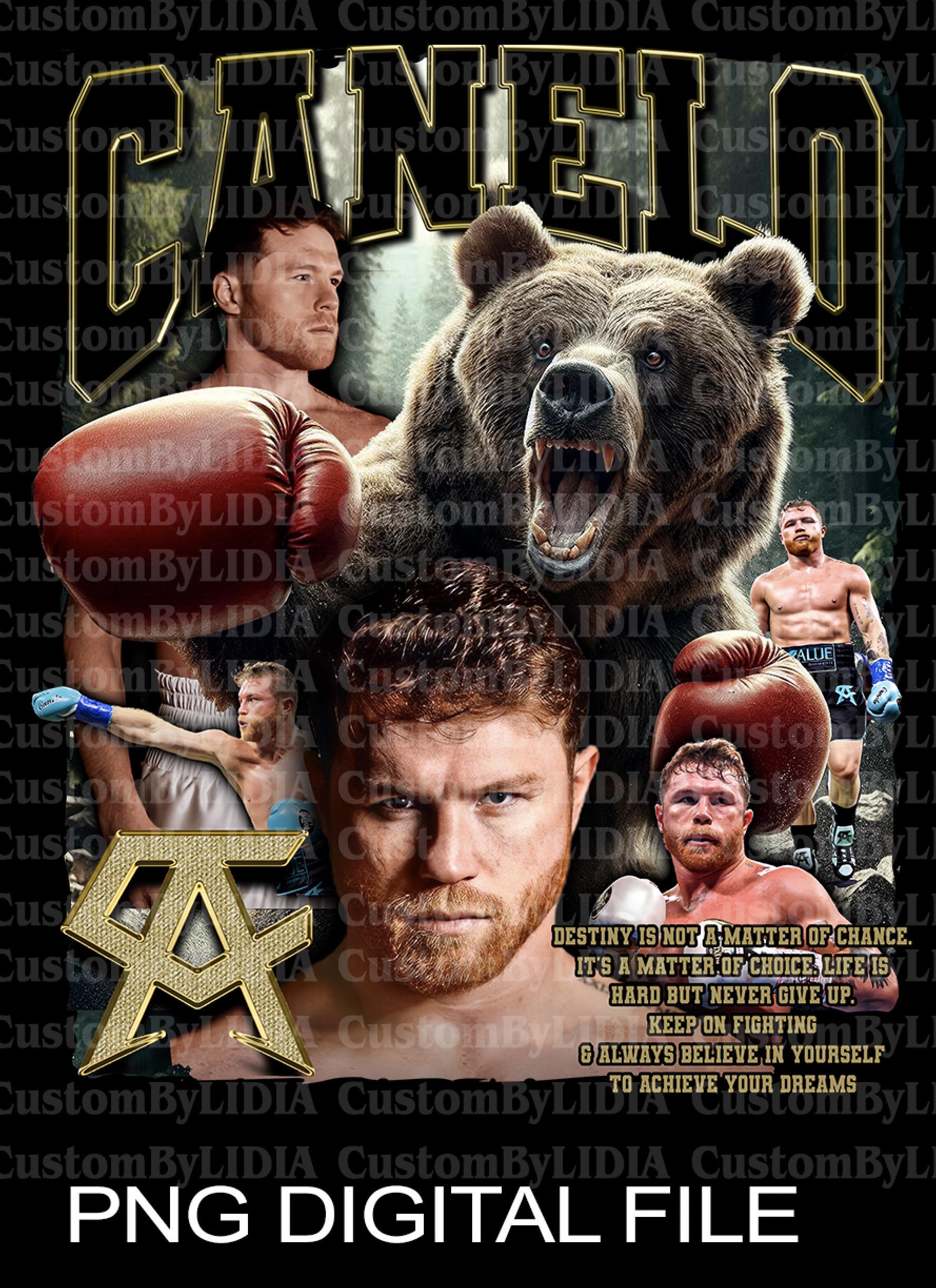 CANELO Fight Bear Png Digital File PNG - Etsy