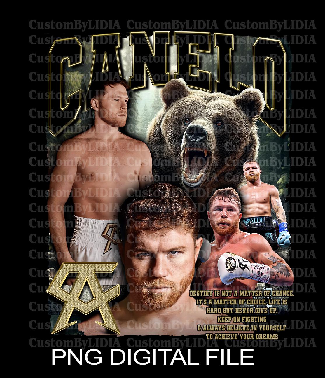 CANELO Fight Bear Png Digital File PNG - Etsy