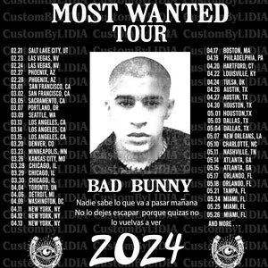 MOST WANTED TOUR Png - Etsy