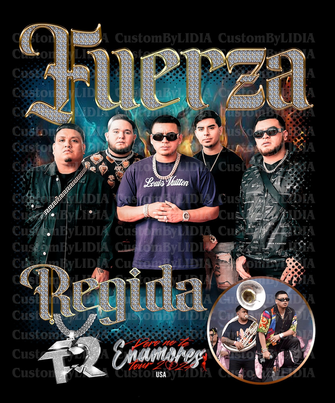 Fuerza Regida PNG Digital File Png - Etsy