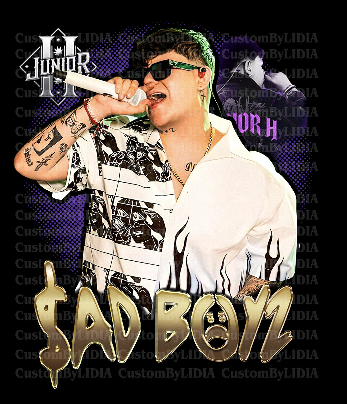 Junior H Sad Boyz Png Digital File, for Sunlimation,dtg,dst - Etsy