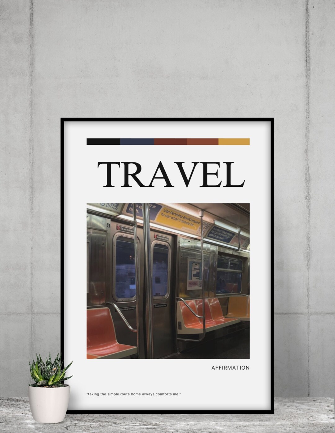 Affirmation Manifesting Poster / Travel Affirmation Photo Poster / New ...