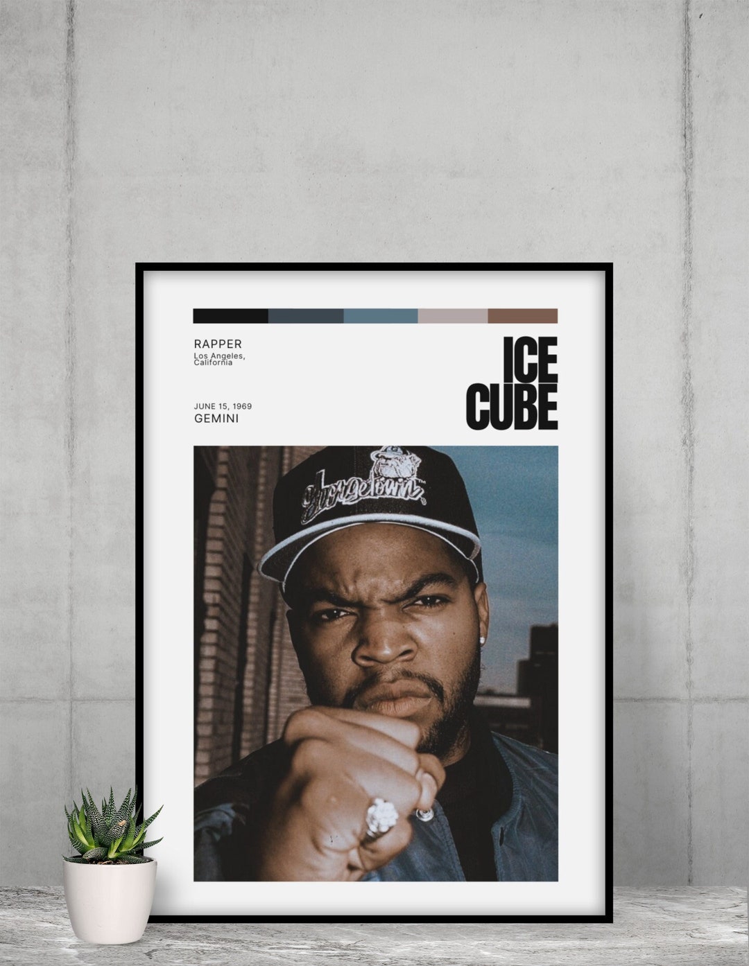 Ice Cube / Ice Cube Popstar Poster / Minimal Aesthetic Poster / Art ...