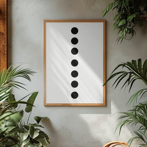 Black Open Chakra Alignment Poster / Spirituality Art Poster / Shape ...