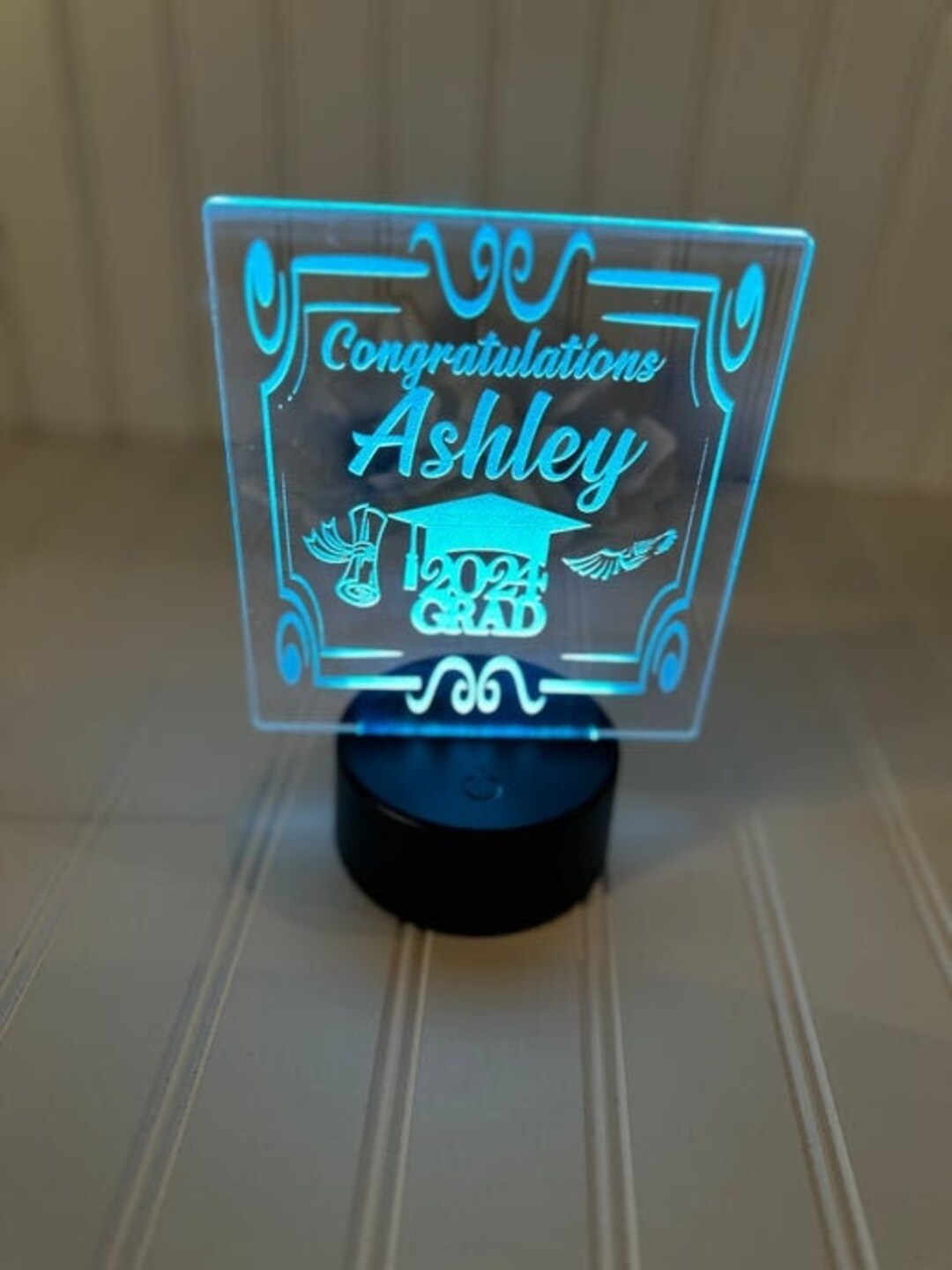 Custom Acrylic Sign With LED Base, Acrylic Sign - Etsy