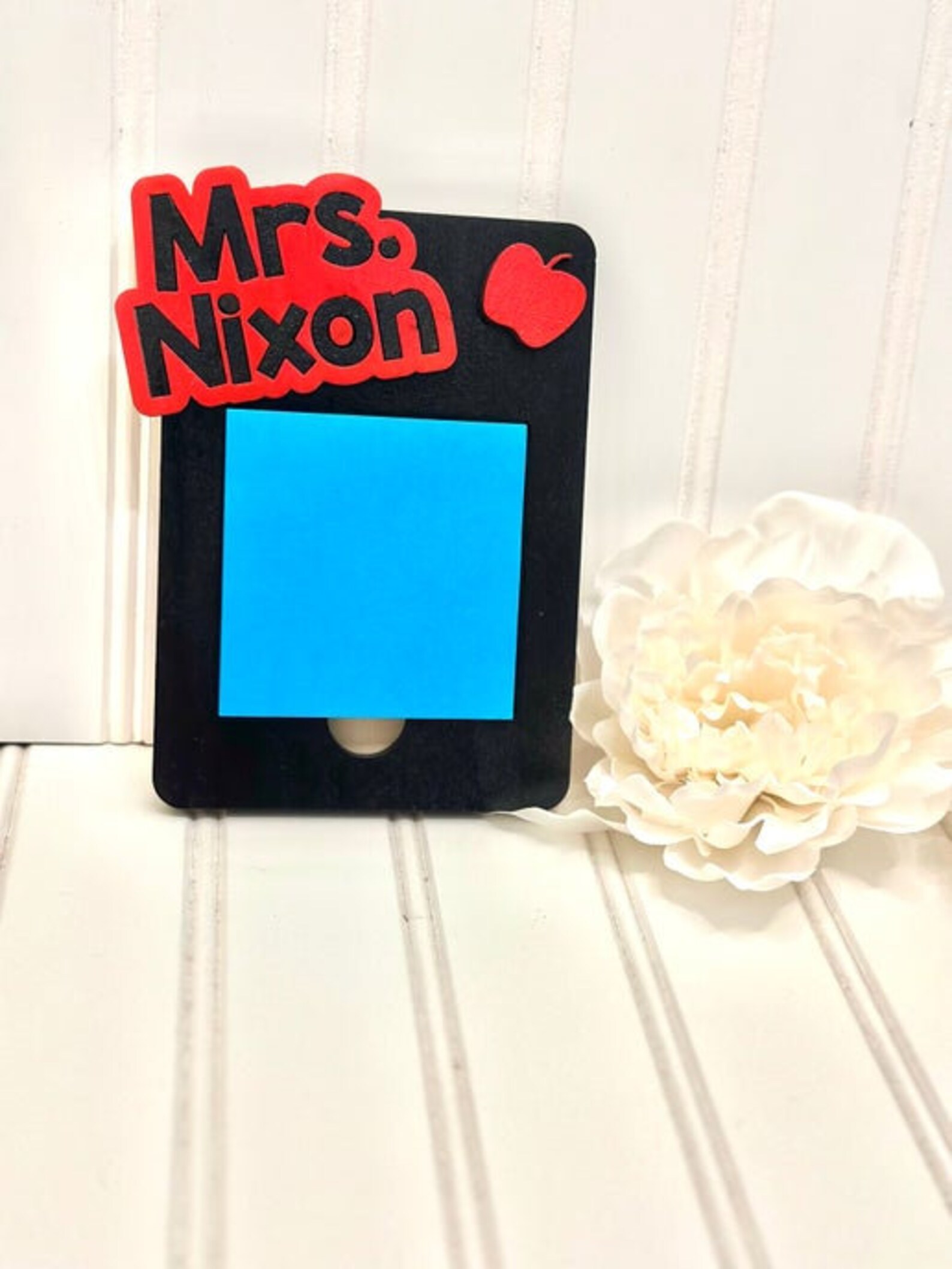 Personalized Post It Note Holder for Teacher, Sticky Note Holder, Post ...