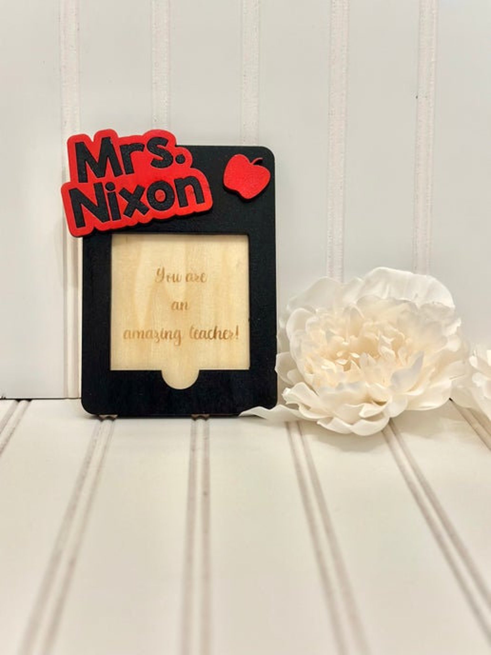 Personalized Post It Note Holder for Teacher, Sticky Note Holder, Post ...