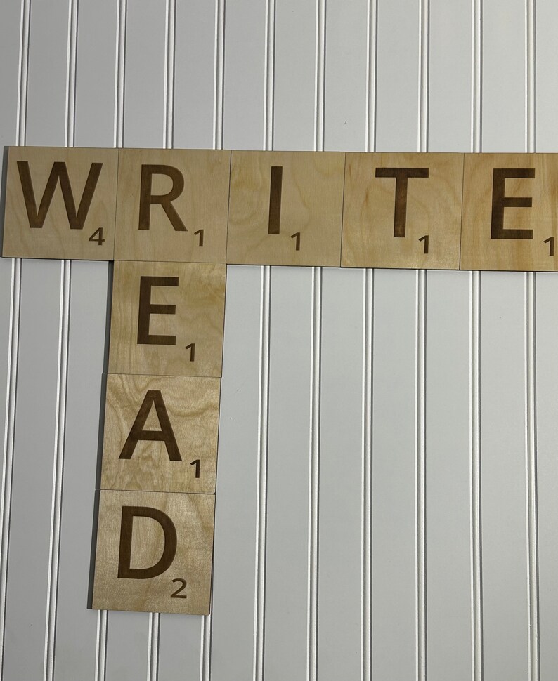 Large Wooden Scrabble Letters Wall Art Scrabble Art Scrabble Tiles ...