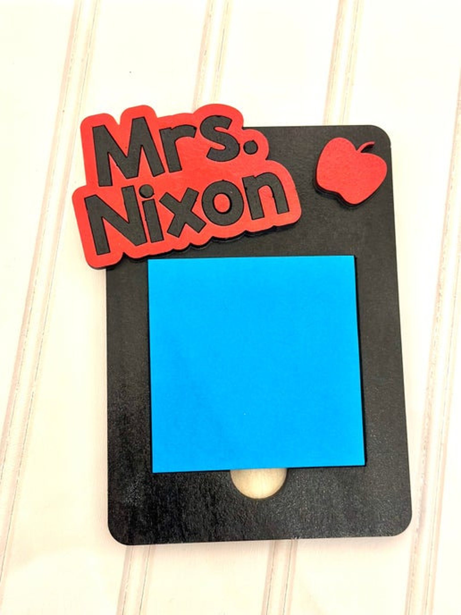 Personalized Post It Note Holder for Teacher, Sticky Note Holder, Post ...