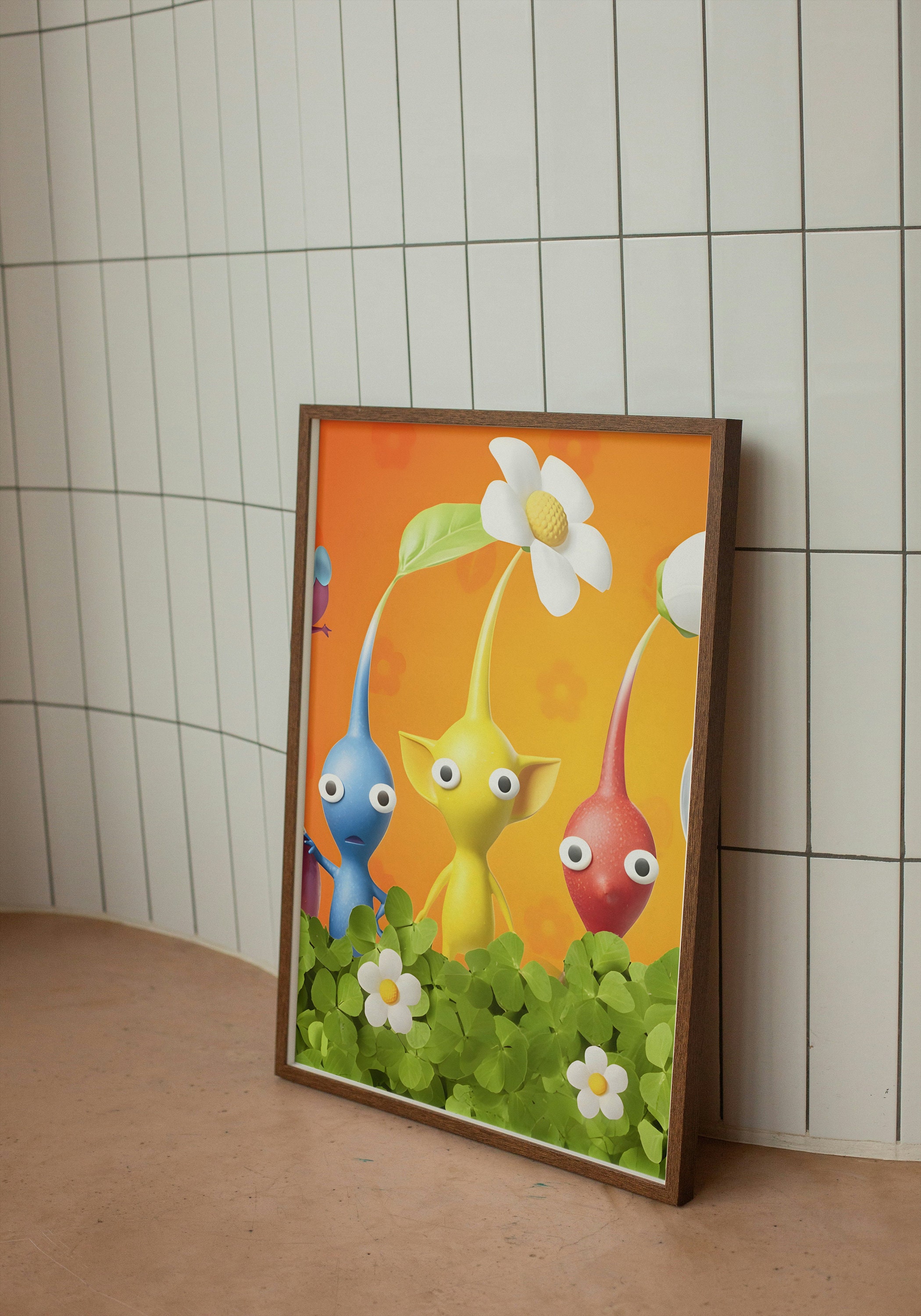 Pikmin Poster Blue, Yellow, Red Art Print - Etsy