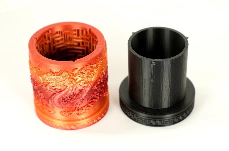 Dragon Puzzle Box – 3D Printed Twist Lock Secret Box – Hidden ...