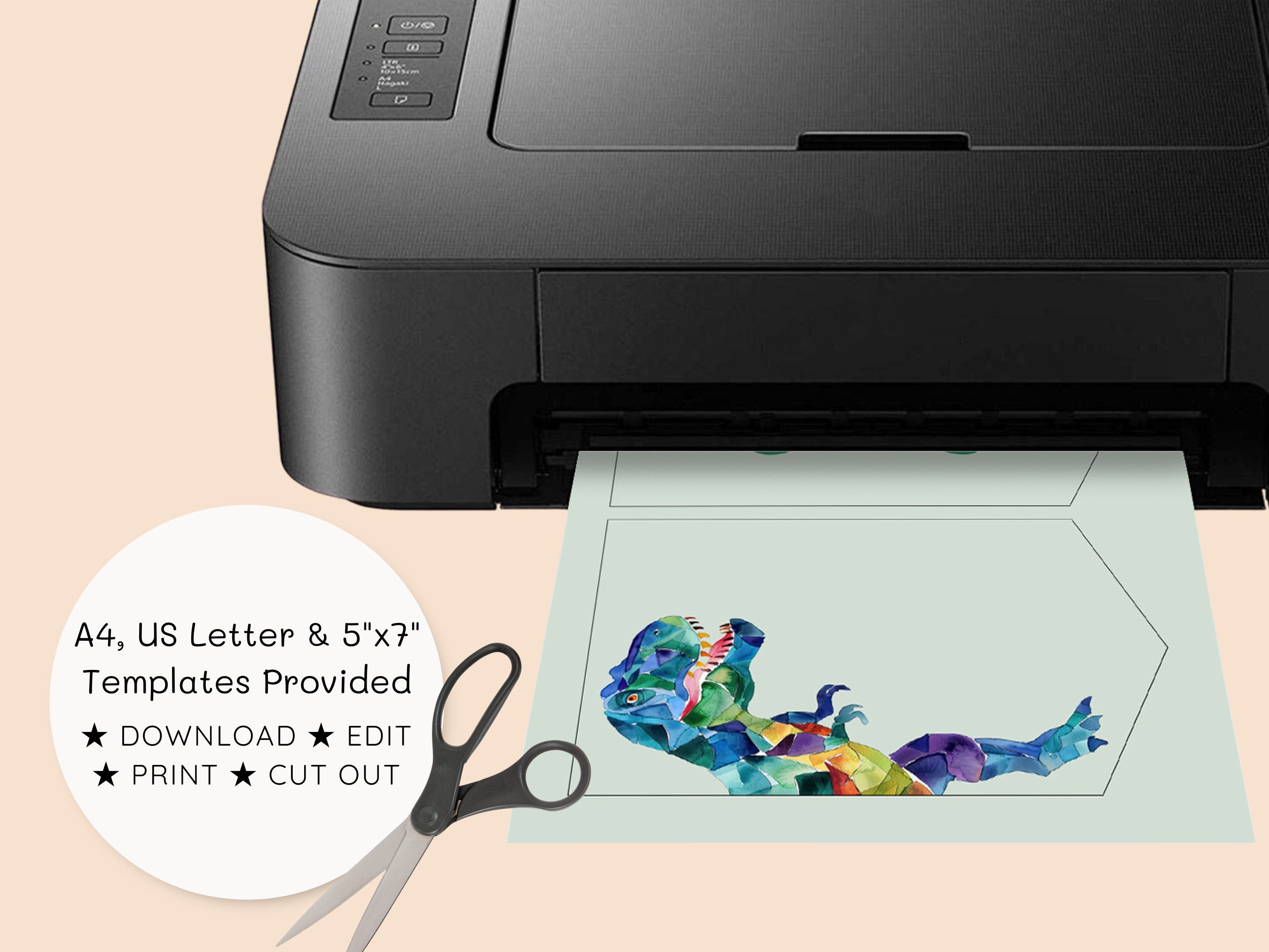 T-rex Banner | Bunting Template | Instant Digital Download | Children's ...