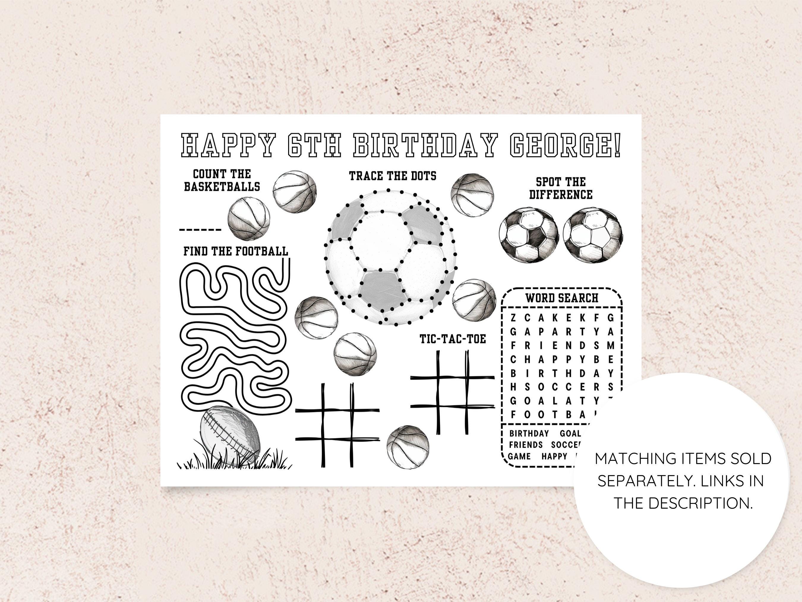 Born 2 Play Birthday Party Invitation | Ball Sports | Instant Digital ...