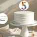 Printable Number Five Cake Topper Template | Instant Digital Download ...